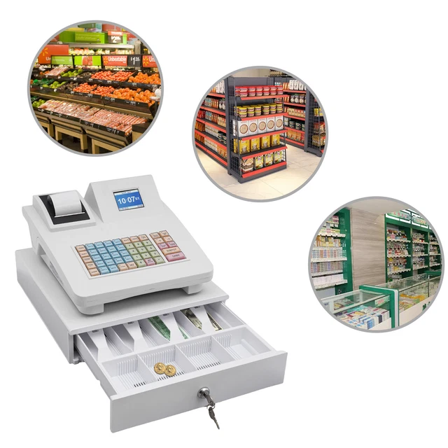 ELECTRONIC CASH REGISTER Pos System Supermarket Bar Retail Shop with ...