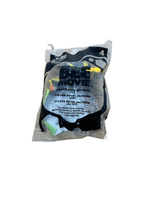 MCDONALDS DREAMWORKS BEE Movie Pollen Jock Jackson Toy #4 2007 $5.44 ...