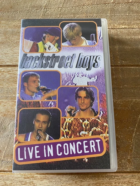 BACKSTREET BOYS LIVE In Concert VHS Video 12 Tracks 1997 £9.49 ...