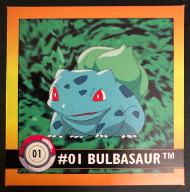 CARTE POKÉMON BULBASAUR / BULBIZARRE #01 English Card Artbox 1999 ...