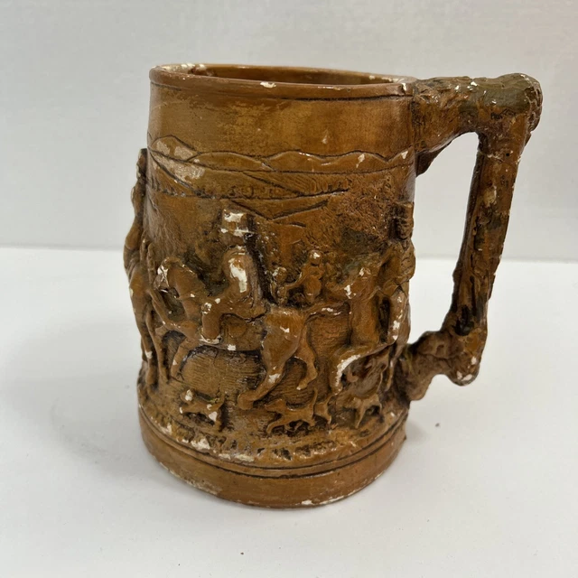 D’YE KEN JOHN Peel Chalkware Stein Mug Fox Hunt Equestrian Vintage SKU ...