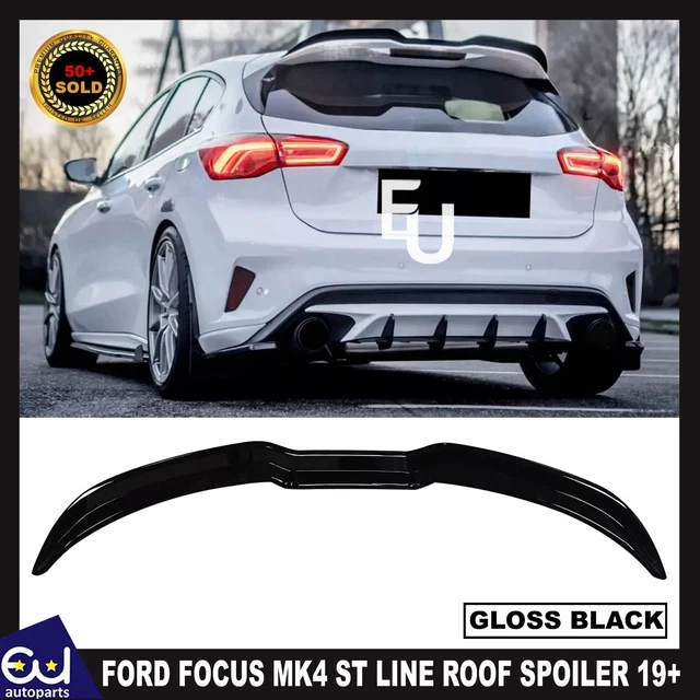 REAR ROOF BOOT Spoiler Lip For Ford Focus Mk4 St Line Hatchback 19 ...