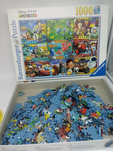 RAVENSBURGER ~ PIXAR Moments ~ Disney Pixar 1000 Piece 20x27 Jigsaw ...