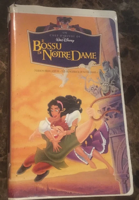 *VHS FRENCH MOVIE Walt Disney The Hunchback of Notre-Dame - French ...