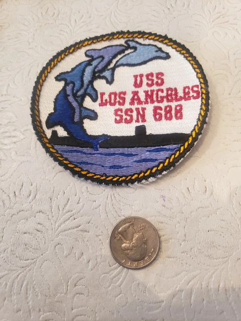 VINTAGE '70S-80S US Navy SUBMARINE USS LOS ANGELES SSN-688 Patch. MINT ...