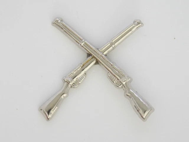 CROSSED .303 SMLE - Lee Enfield Rifles Silver Plated 30Mm High With One ...