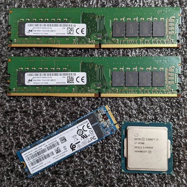 ASUS PRIME H270-PLUS Motherboard CPU i7 6700 16GB RAM 128GB SSD Set ...