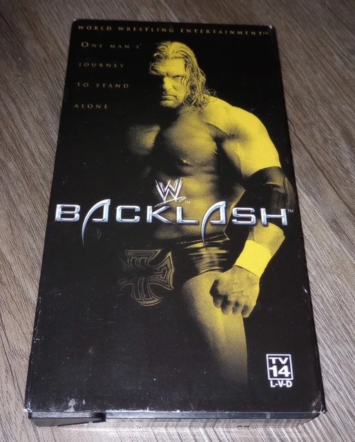 WWE 2002 BACKLASH PPV VHS HHH HULK HOGAN RVD UNDERTAKER STONE COLD £13.76 - PicClick UK