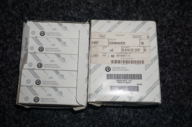 FIAT ZÜNDKERZE ORIGINAL NGK Alfa Romeo Giulia Stelvio 2,0 Turbo ...