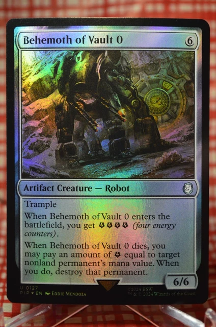 BEHEMOTH OF VAULT 0 - Universes Beyond: Fallout FOIL - MTG EUR 2,70 ...