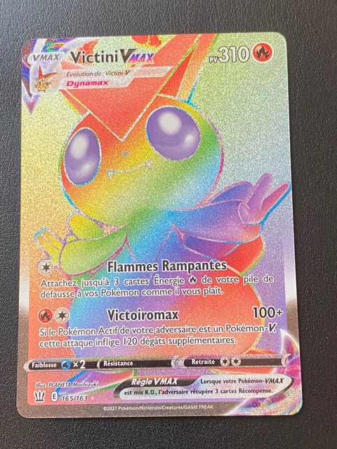 CARTE POKEMON FR Eb Styles De Combat - Victini Vmax 165/163 Secrete ...