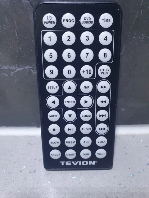 GENUINE TEVION PORTABLE Dvd Player Remote Control £5.99 - PicClick UK