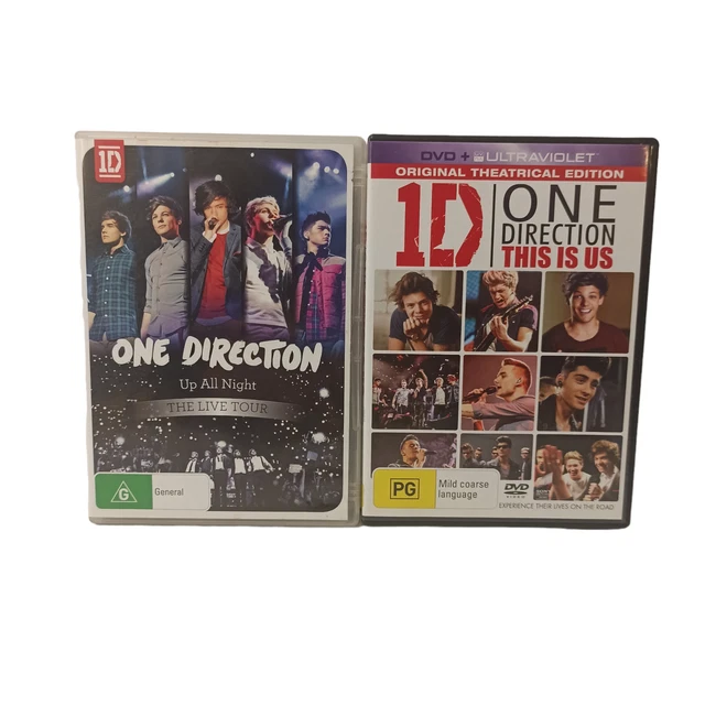 1D ONE DIRECTION (2) DVD Movie Bundle Lot Music Boy Band Group ...