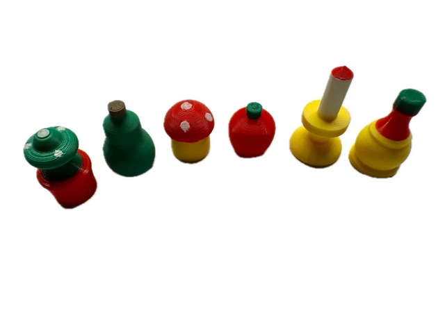 SET KIT COMPLETO PEDINE Pezzi Ricambio MONOPOLY Stampato 3D Gioco ...