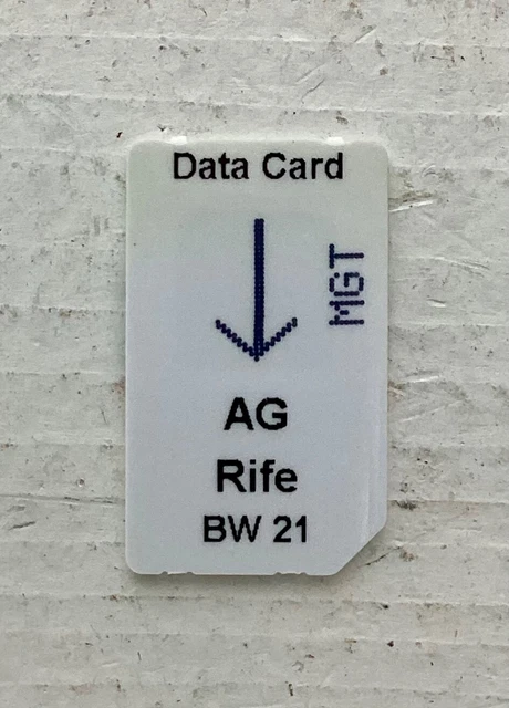 MGT DATA CARD AG RIFE Frequenztherapie für Biowave 21 EUR 10,00 ...