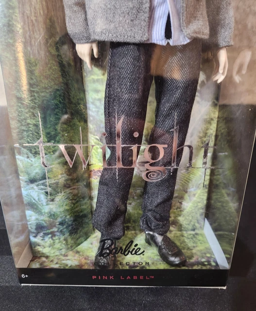 TWILIGHT EDWARD PINK Label MATTEL Barbie Collector Ken Doll Saga Movie ...