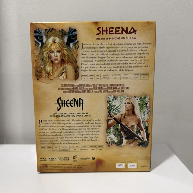SHEENA: THE COLLECTION (0634/ 2000) – Blu-Ray & Dvd Limited Edition ...