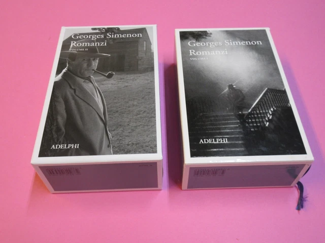 GEORGES SIMENON ROMANZI Adelphi Volume I e II 2004 2010 NUOVI con ...