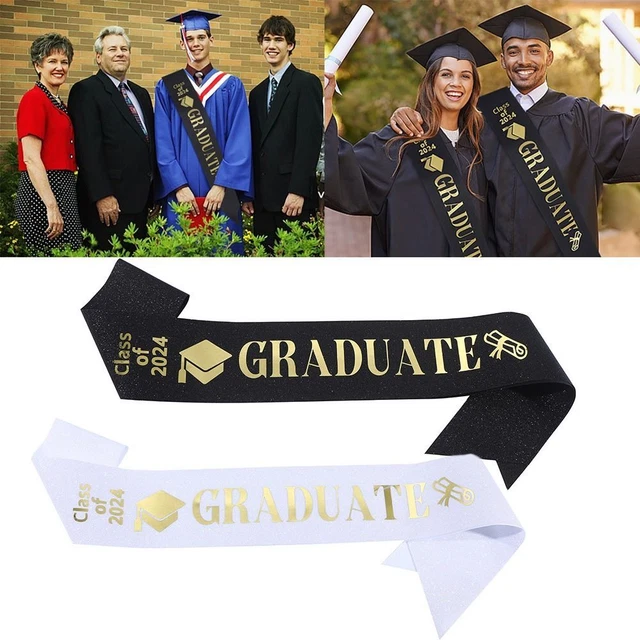 CLASS OF 2024 Graduation Shoulder Strap Graduation Etiquette Dress-up ...