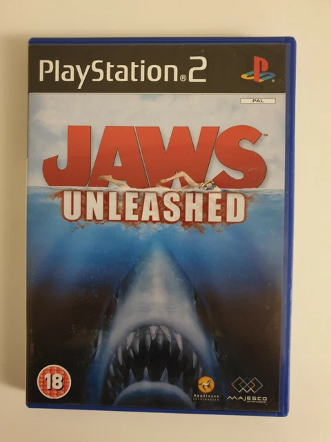 JAWS UNLEASHED PLAYSTATION 2 Ps2 Ps 2 Shark Em Up Rating 18 EUR 40,17 ...
