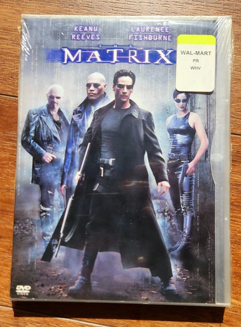 THE MATRIX (DVD, 1999) NEW SEALED LIMITED EDITION CLEAR DVD CASE HTF ...
