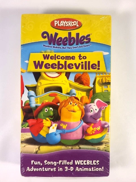 PLAYSKOOL WEEBLES VHS Tape 2005 Welcome to Weebleville 3D Animation ...