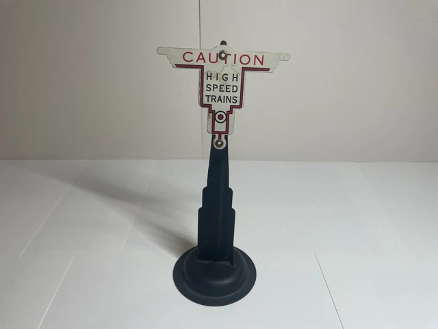 VINTAGE LOUIS MARX Toy Train Sign pre-war O gauge £14.00 - PicClick UK