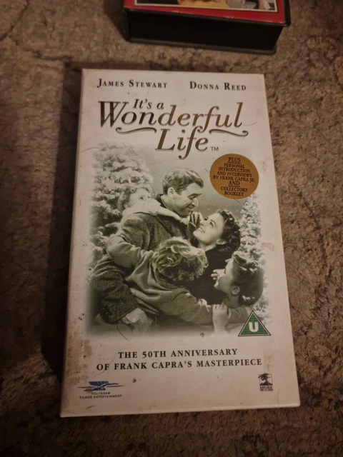 ITS A WONDERFUL Life Vhs Box 50th Anniversary £1.75 - PicClick UK
