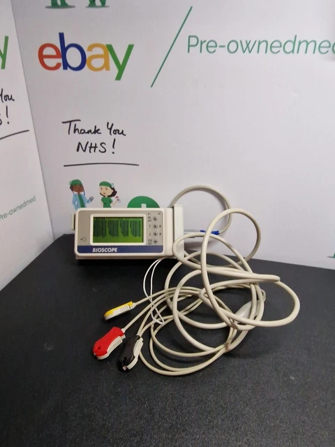 MACCHINA ELETTROCARDIOGRAFICA PROFESSIONALE portatile BIOSCOPE ECG ECG ...
