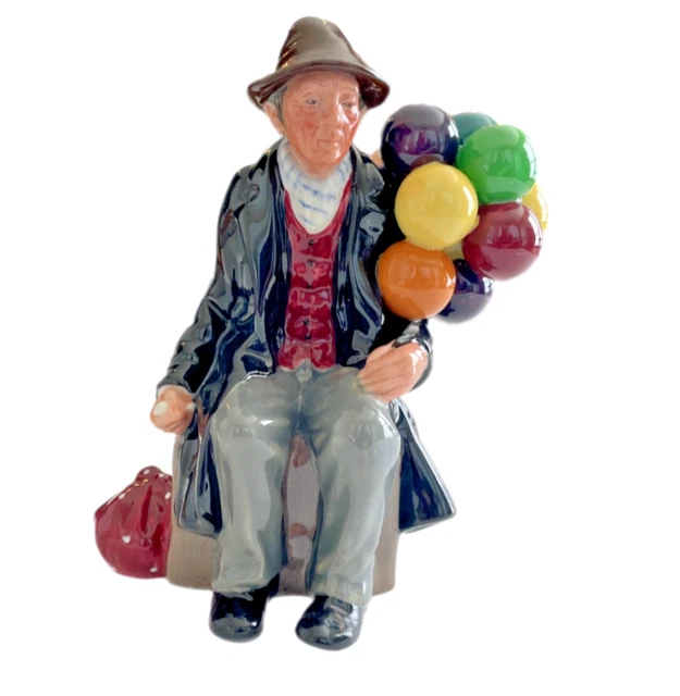 ROYAL DOULTON CHARACTER Figure 'Balloon Man' HN1954 Made in England ...