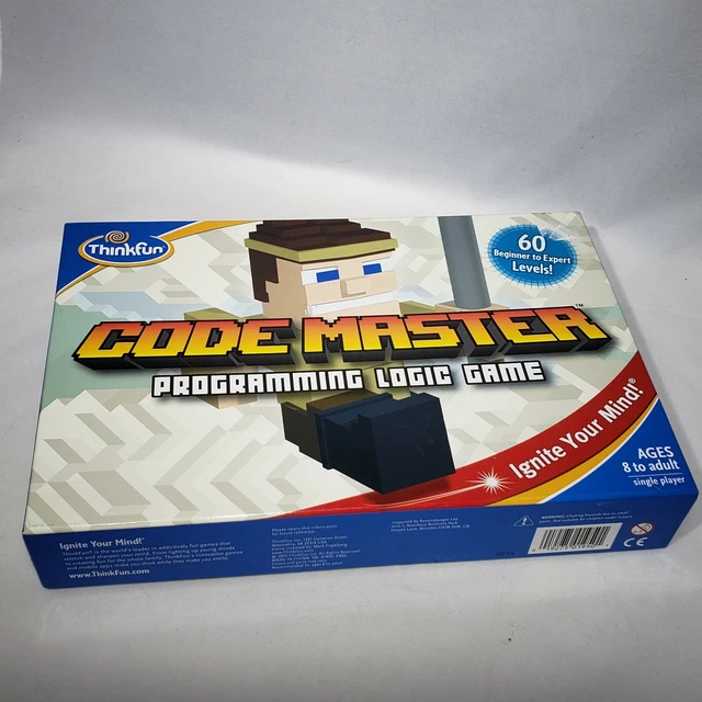 THINKFUN CODE MASTER Programming Logic Board Game Age 8+ 60 Levels ...