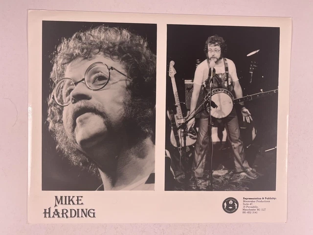MIKE HARDING PHOTO Original Noir et Blanc Press Promotion Environ 1980 ...