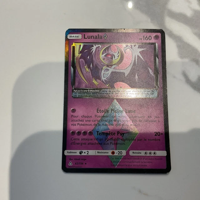 CARTE POKÉMON LUNALA Prisme 62/156 Ultra Prisme EUR 4,00 - PicClick FR