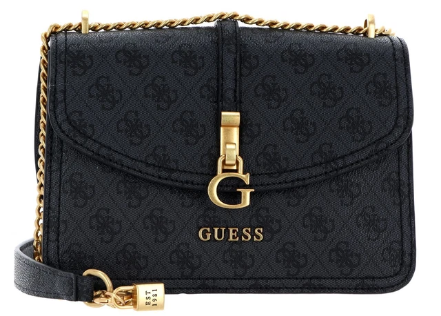 GUESS G JAMES Logo Convertible Xbody Flap Bag Coal Logo EUR 140,00 ...