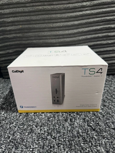 BRAND NEW CALDIGIT TS4 Thunderbolt 4 Dock 98W Charging 18 Port Docking ...