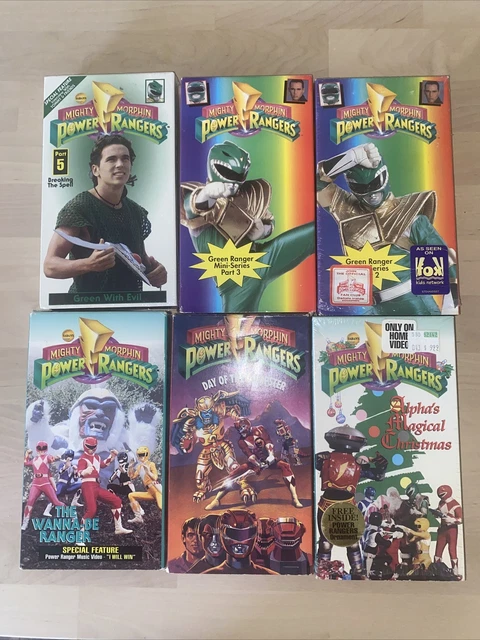 MIGHTY MORPHIN POWER Rangers VHS lot Movies Ninja Storm Dino Thunder £3 ...