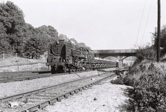 PHOTO BRITISH Railways Steam locomotive 92191 BR Standard 9F 2-10-0 ...