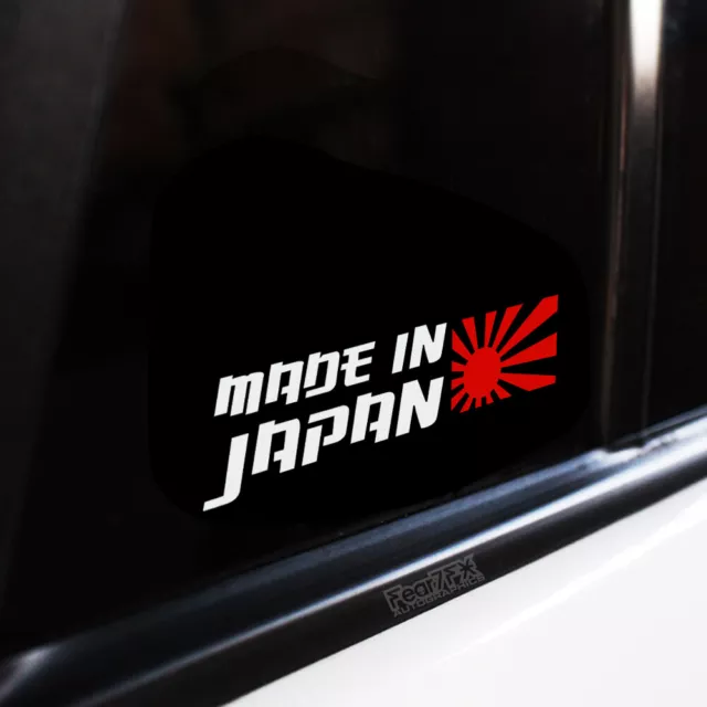 MADE IN JAPAN Car Van Window Bumper Decal Sticker JDM Euro Dub Drift ...