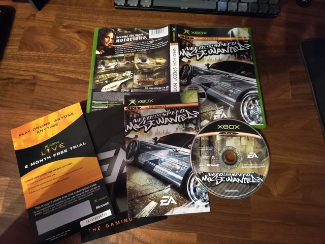 NEED FOR SPEED: Most Wanted Original Microsoft Xbox Game Complete with ...