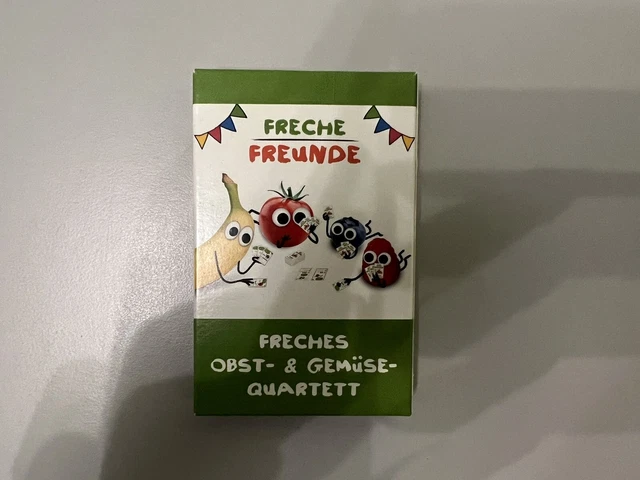 FRECHE FREUNDE - Freches Obst- & Gemüse Quartett Spiel - NEU EUR 3,00 ...