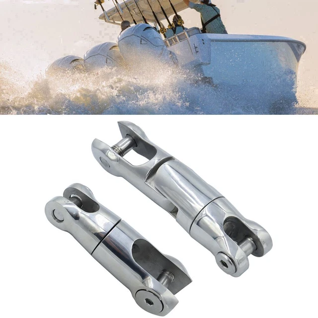 HEAVY DUTY STAINLESS Steel Multi-Directional Double Anchor Swivel ...