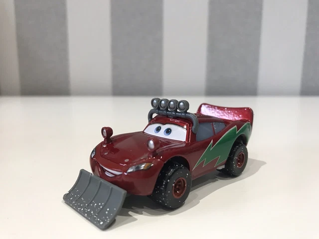 HARD TO FIND Disney Pixar Cars Snow Plough Lightning McQueen Diecast £9 ...