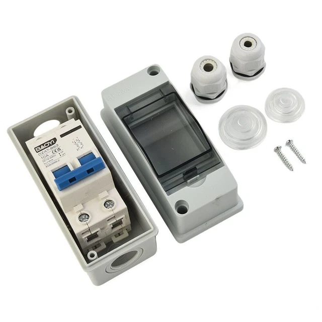 PHOTOVOLTAIC SOLAR CELL Combiner Box Circuit Breaker Switch & Mini ...