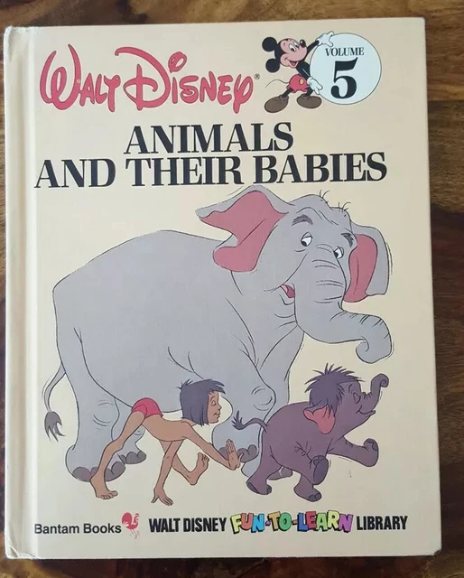 WALT DISNEY BANTAM books - Animals and their babies (Volume 5)(1984 ...