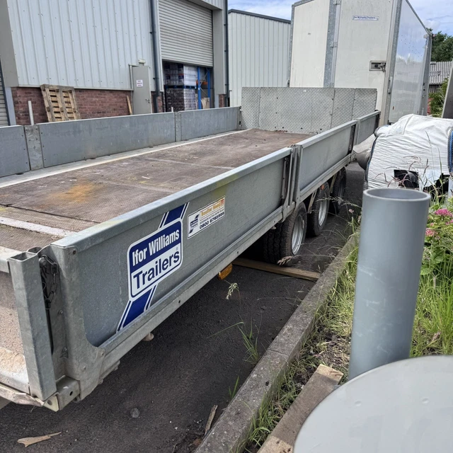 IFOR WILLIAMS TB5521-353 Tri Axle Tilt Bed Trailer – 18Ft – 3500Kg £ ...