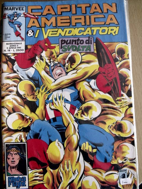 CAPITAN AMERICA & I Vendicatori n 22 1991 ed. Marvel Italia [SP3] EUR 3,17 - PicClick FR
