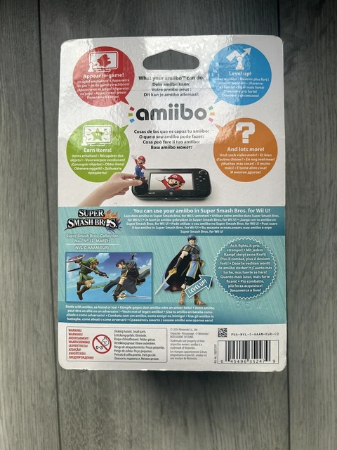 AMIIBO MARTH N. 12 - Nintendo Wii/Switch Super Smash Bros. EUR 16,36 ...