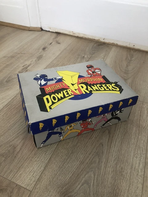 1994 VINTAGE MIGHTY Morphin Power Rangers Rare Shoe Box - Toy Storage ...