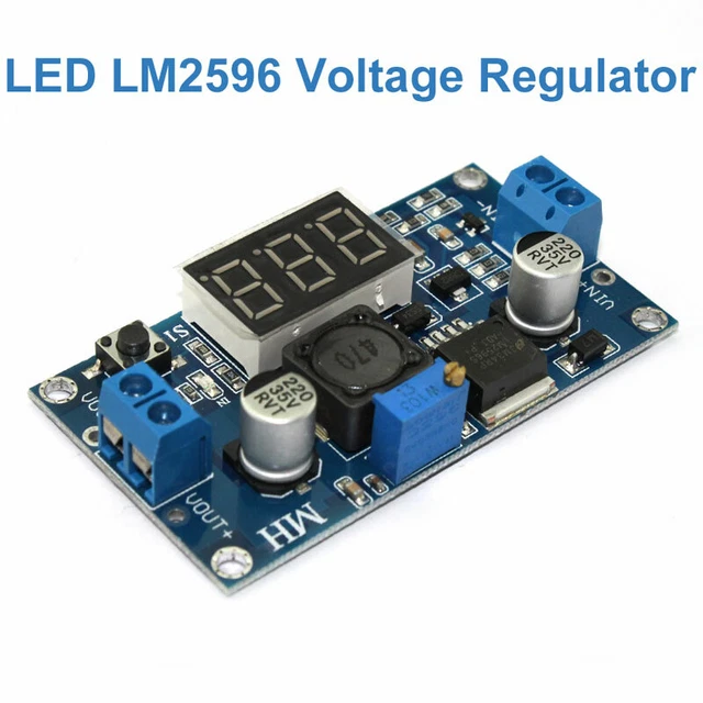 DC-DC ADJUSTABLE LM2596 Step Down Module Buck Converter Voltage Regulator Led $13.69 - PicClick AU