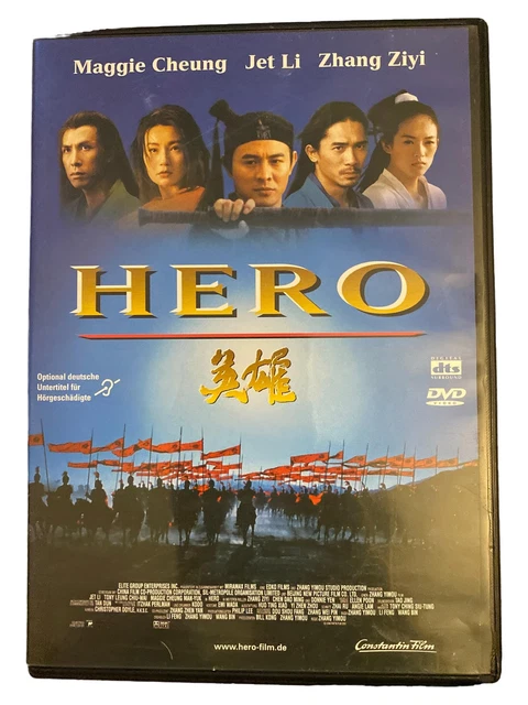 HERO JET LI DVD Zhang Yimou Kampfkunst Historischer Actionfilm Deutsch ...